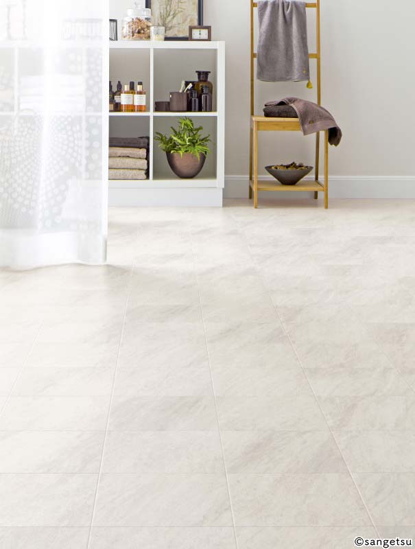 HM10087 HM10088 [グレインタイル] 石目柄 クッションフロア