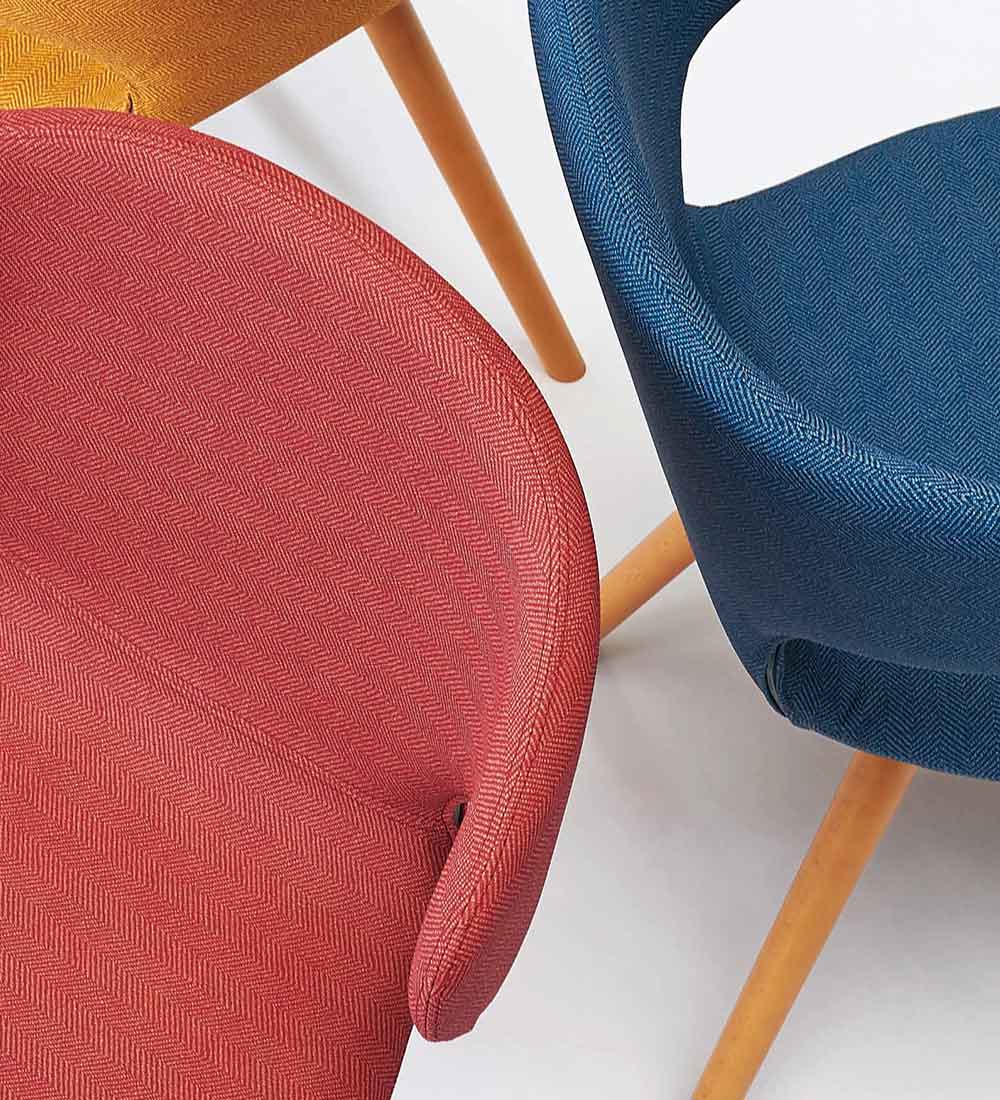 L6267～6271 [ダレンツイード] 生地調 5色 (難燃) シンコール 椅子貼りレザー生地 2024 (m販売)