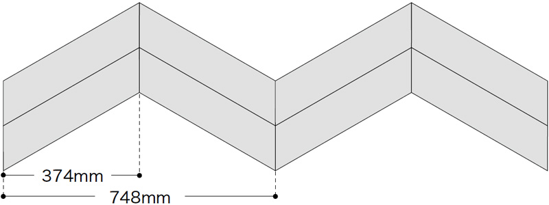 WD2110 WD2111 [シェブロンウッド] 木目 108×494.1㎜ サンゲツ フロアタイル 2023-26 (ケース販売)
