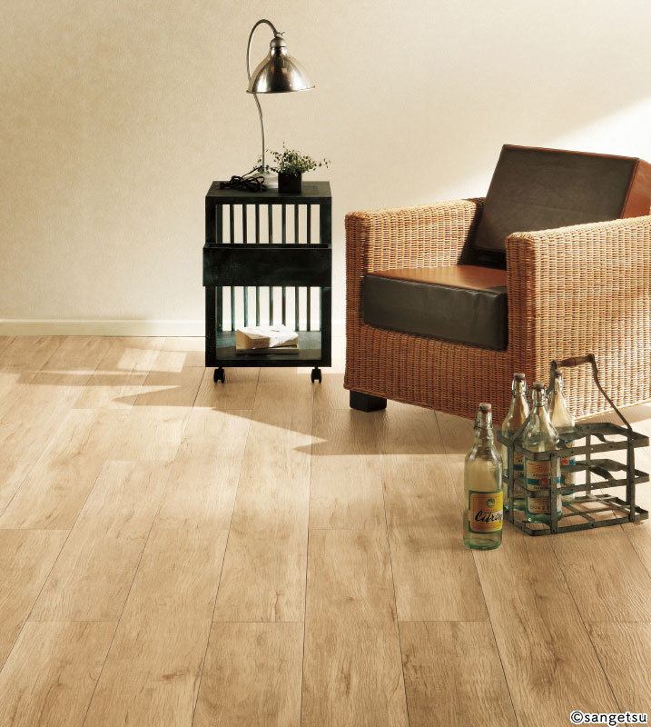 WD2135 WD2136 WD2137 [ビンテージオーク] 木目 180×1200㎜ サンゲツ フロアタイル 2023-26 (ケース販売)