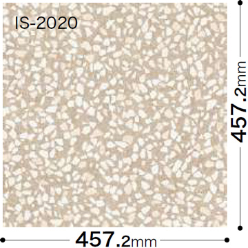 IS2020 IS2021 IS2022 [チャームテラゾー] 457.2×457.2㎜ サンゲツ フロアタイル 2023-26 (ケース販売)
