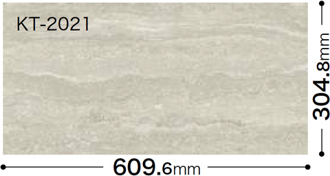 KT2020 KT2021 KT2022 [トラバーチンロマーノWF] ワックス不要 Kirarita 304.8×609.6㎜ サンゲツ フロアタイル 2023-26 (ケース販売)