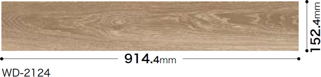 WD2124 WD2125 [オッディオーク] 木目 152.4×914.4㎜ サンゲツ フロアタイル 2023-26 (ケース販売)
