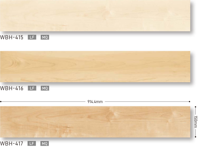 WBH415 WBH416 WBH417 [ハードメープル] タジマ フロアタイル (ウッドライン) ケース販売