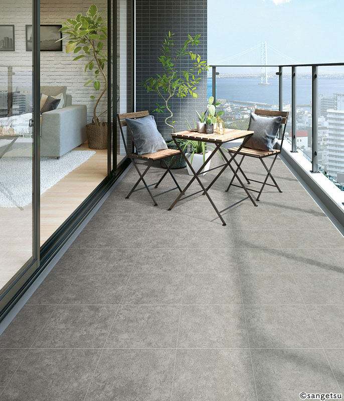 PX201, PX202, PX203 [モルタルタイル] ノンスキッド サンゲツ 防滑性ビニル床シート (135cm巾/180cm巾/2 ...