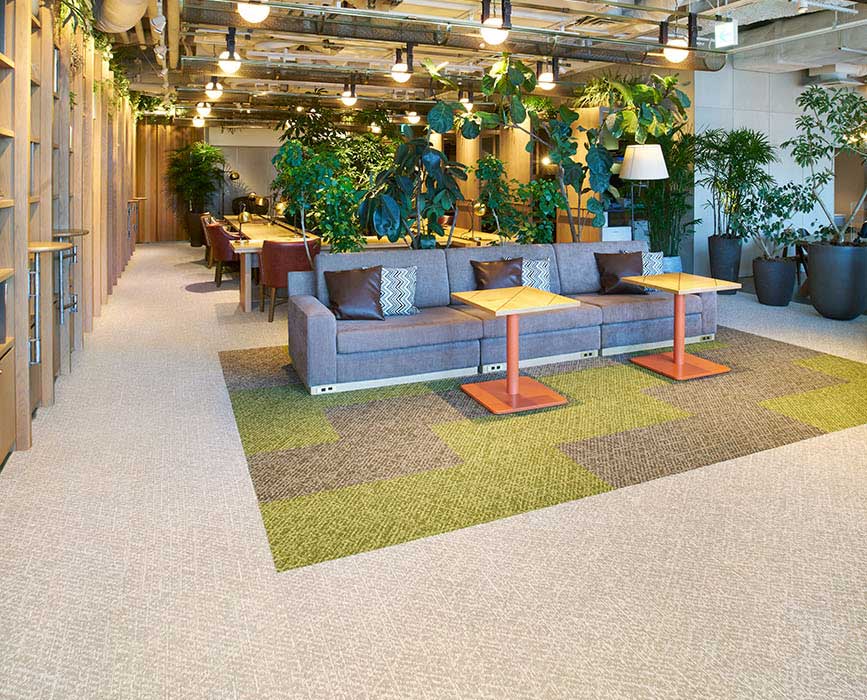 TS-7000 typeC (ライトテール) 抽象柄 7.5mm厚 9色 (TSC-341～349) タジマ タイルカーペット ケース販売