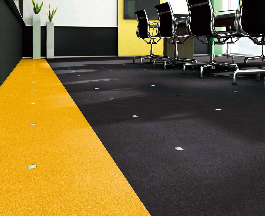 GX-200 メタルデザイン [受注生産品] カットパイル 無地調 22色 50×50cm [9mm厚] 東リ 高級タイルカーペット GX ...