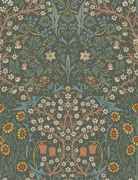 モリスデザイン ブラックソーン LW79 [V&A] リリカラ 不燃認定 壁紙 Will ウィル 2023-26 m販売